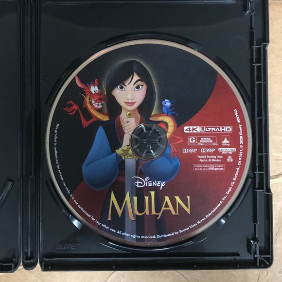 Media | Disney Animated Mulan 4k Ultra Hd Disc Only | Poshmark